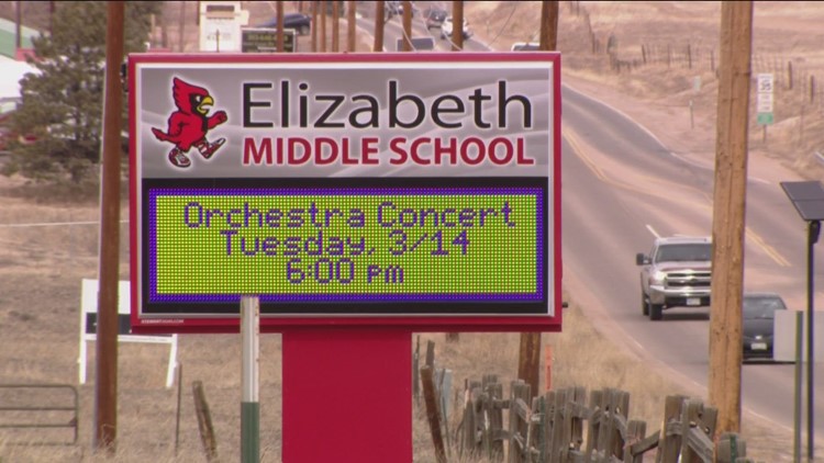 Elizabeth School District puts four staff members on leave | 9news.com
