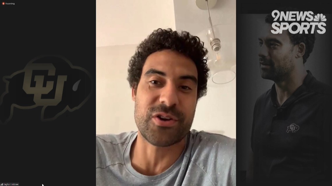 New CU Buffs tight ends coach Taylor Embree happy to be home | 9news.com