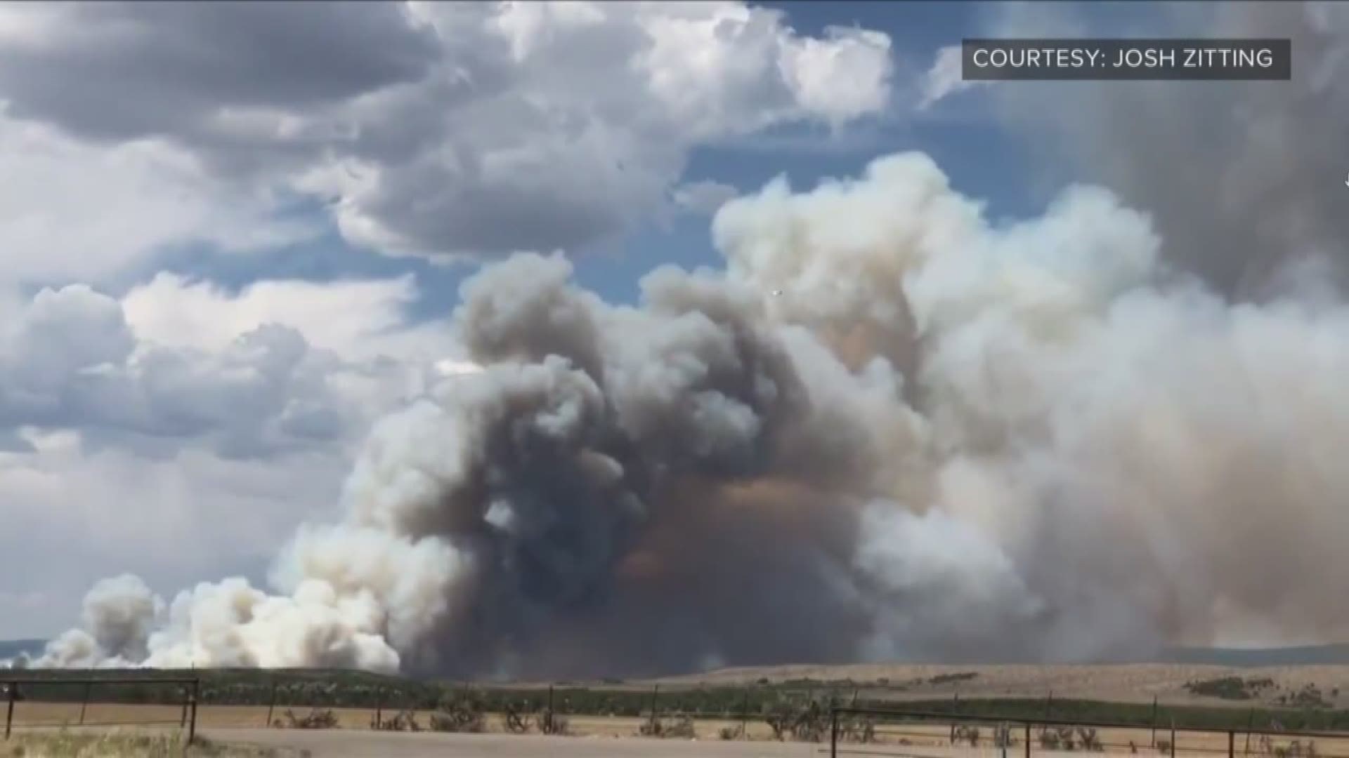 The Upper Mailbox Fire is burning northwest of Norwood | 9news.com