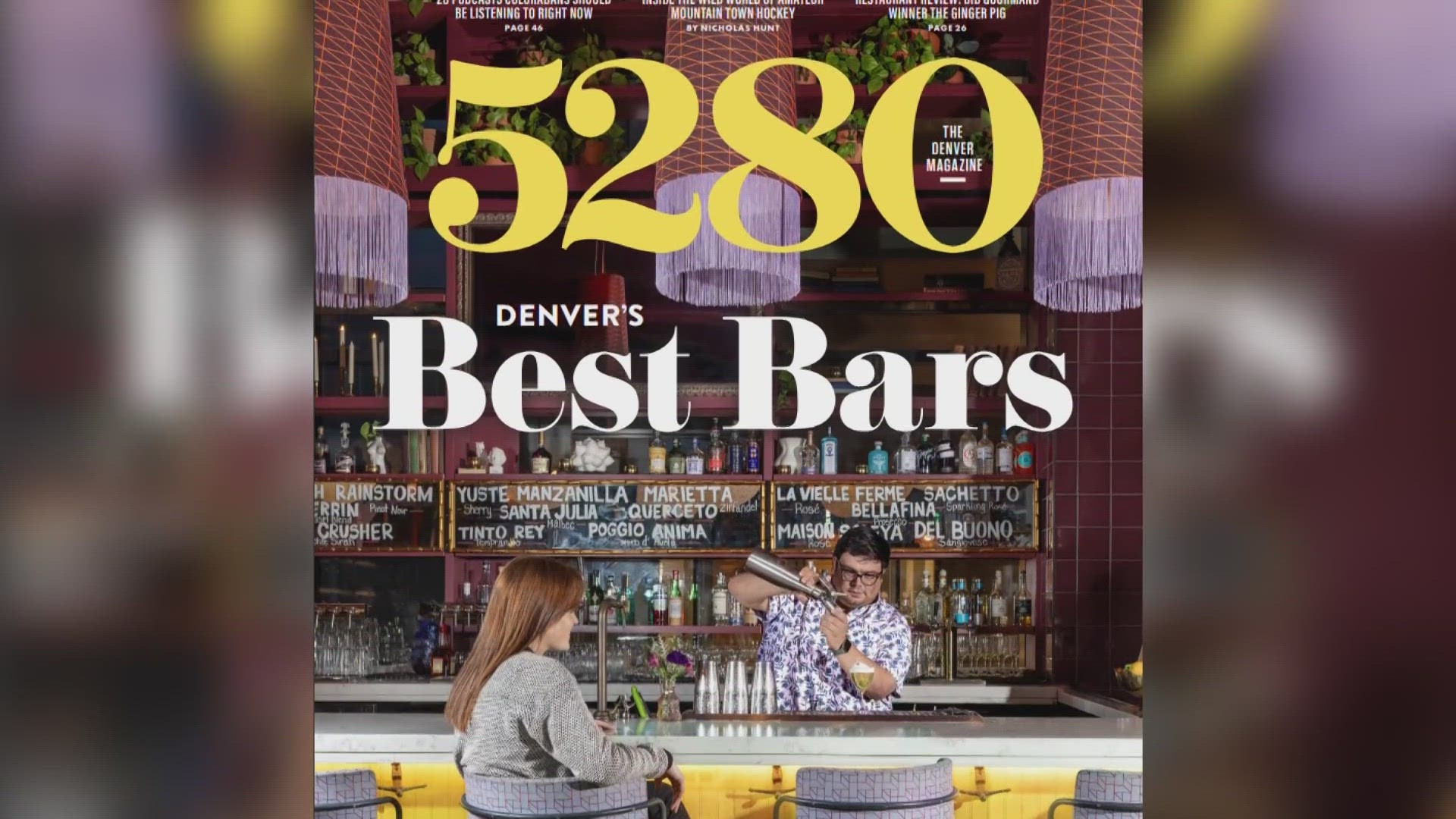Preview of 5280 Magazine's best bars in Denver issue | 9news.com