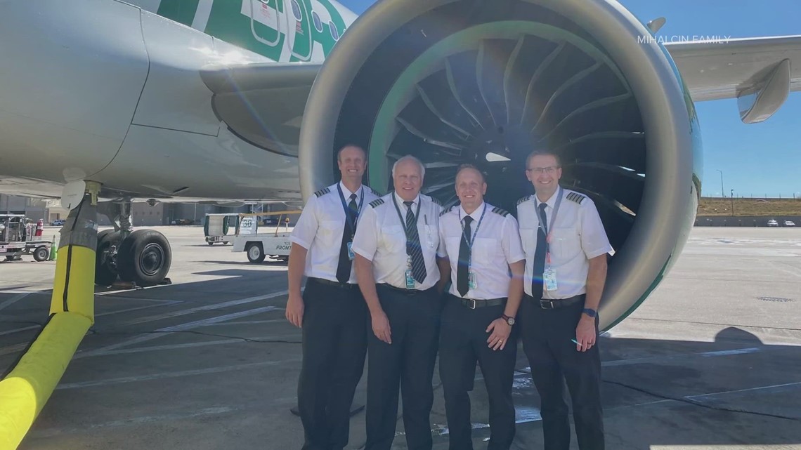 One family, four Frontier pilots | 9news.com