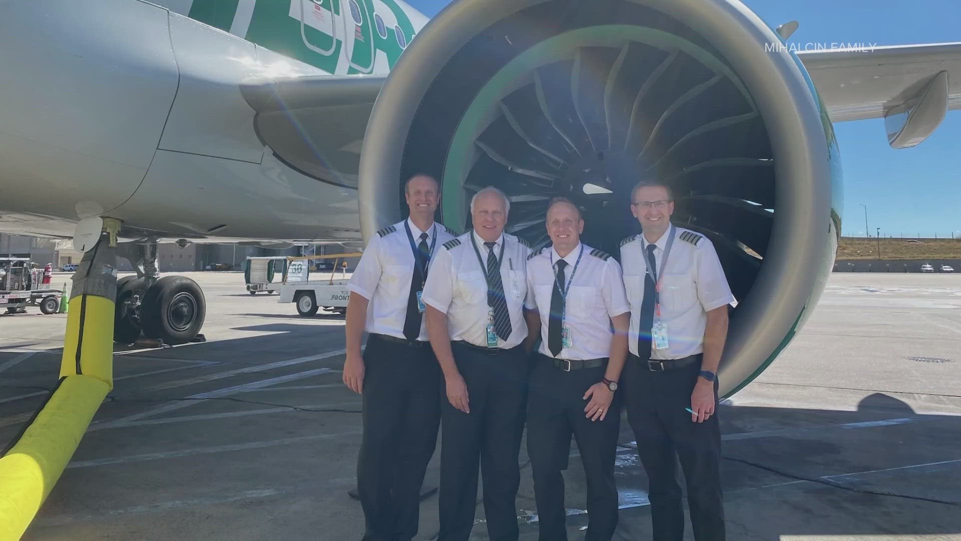One family, four Frontier pilots | 9news.com