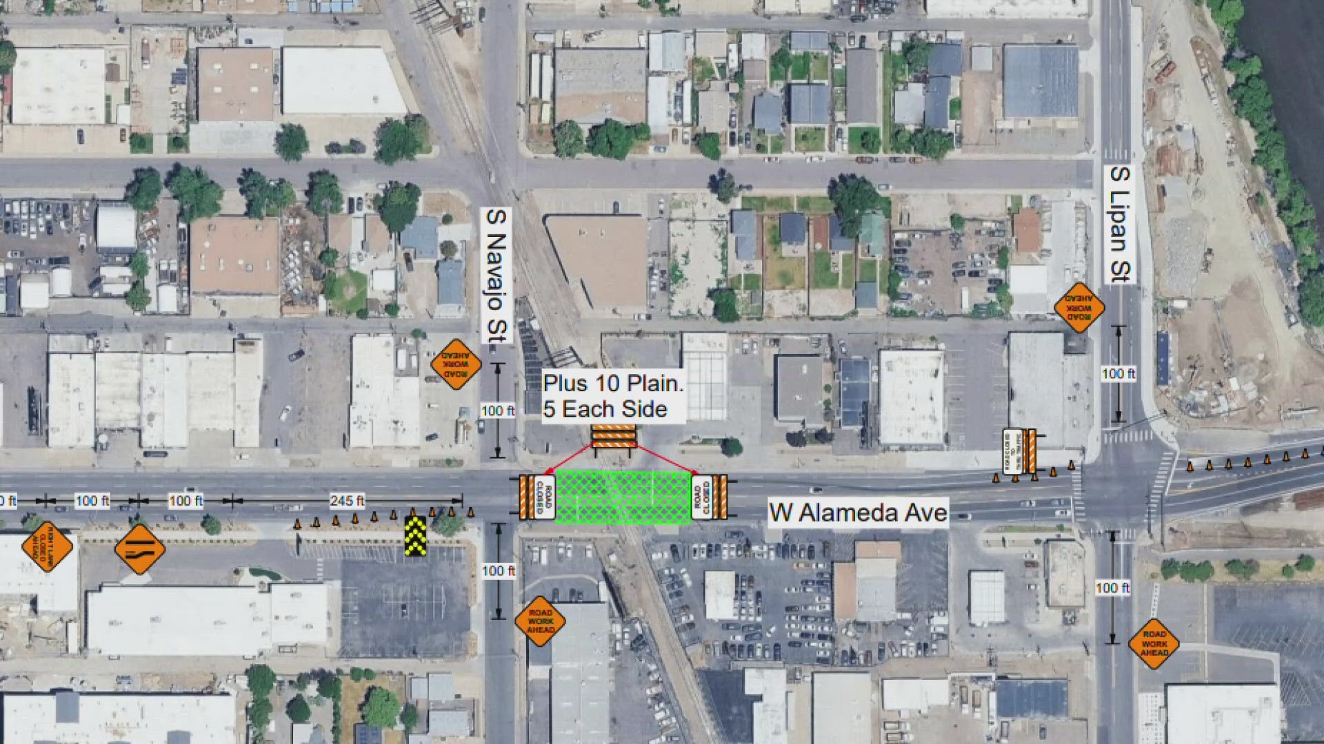 West Alameda Avenue closes Wednesday, Thursday in west Denver | 9news.com