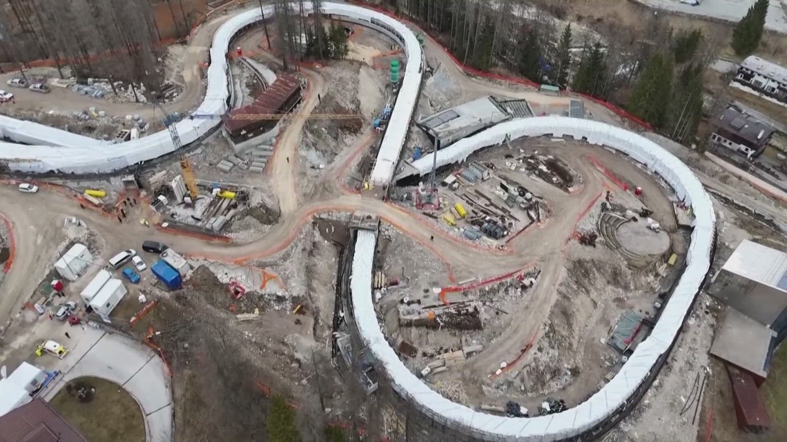 Major step in completing bobsled track for 2024 Olympic games | 9news.com