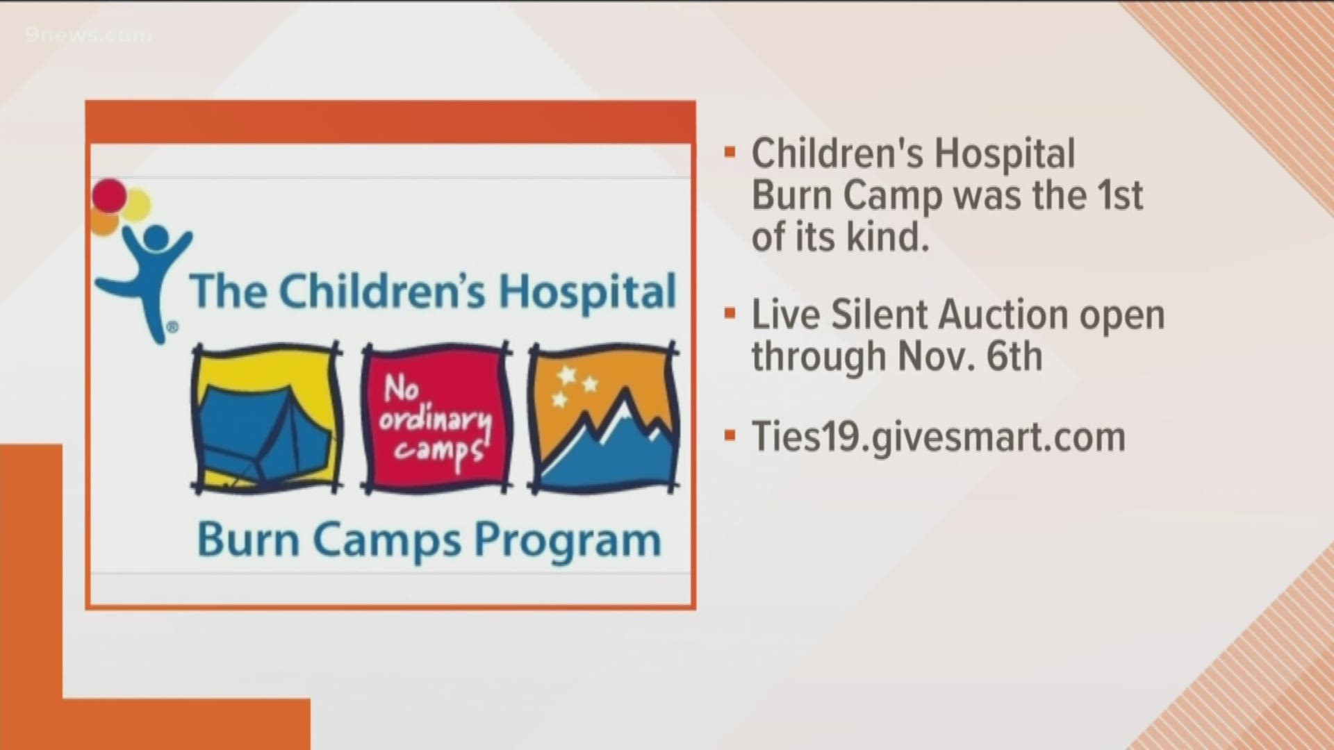 Children's Hospital Burn Camp fundraising through live silent auction ...