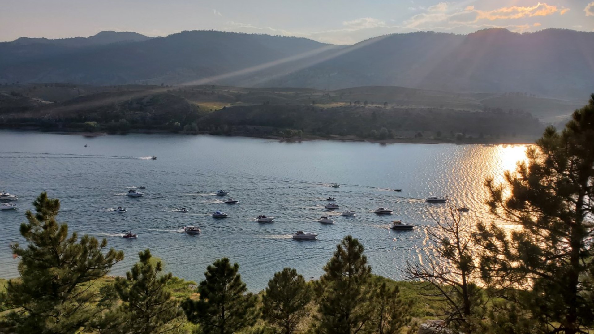 Larimer County ranger honored with boat procession | 9news.com