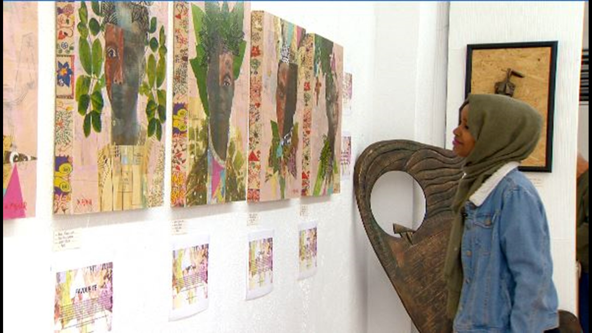 Art exhibit highlights refugee artists and their stories | 9news.com