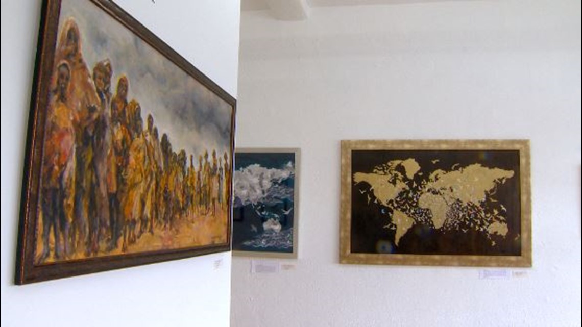 Art exhibit highlights refugee artists and their stories | 9news.com