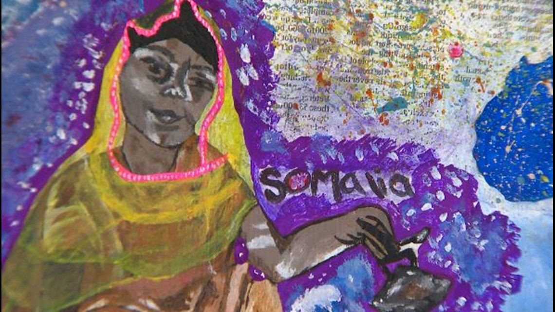 Art exhibit highlights refugee artists and their stories | 9news.com