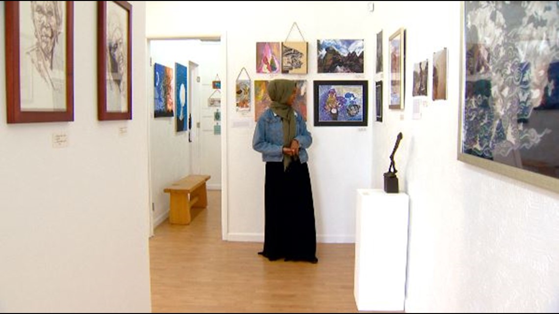 Art exhibit highlights refugee artists and their stories | 9news.com