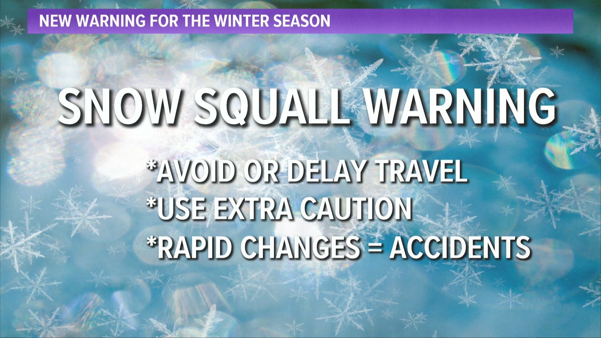 Snow squall warnings are coming ... but not to Colorado (yet) | 9news.com
