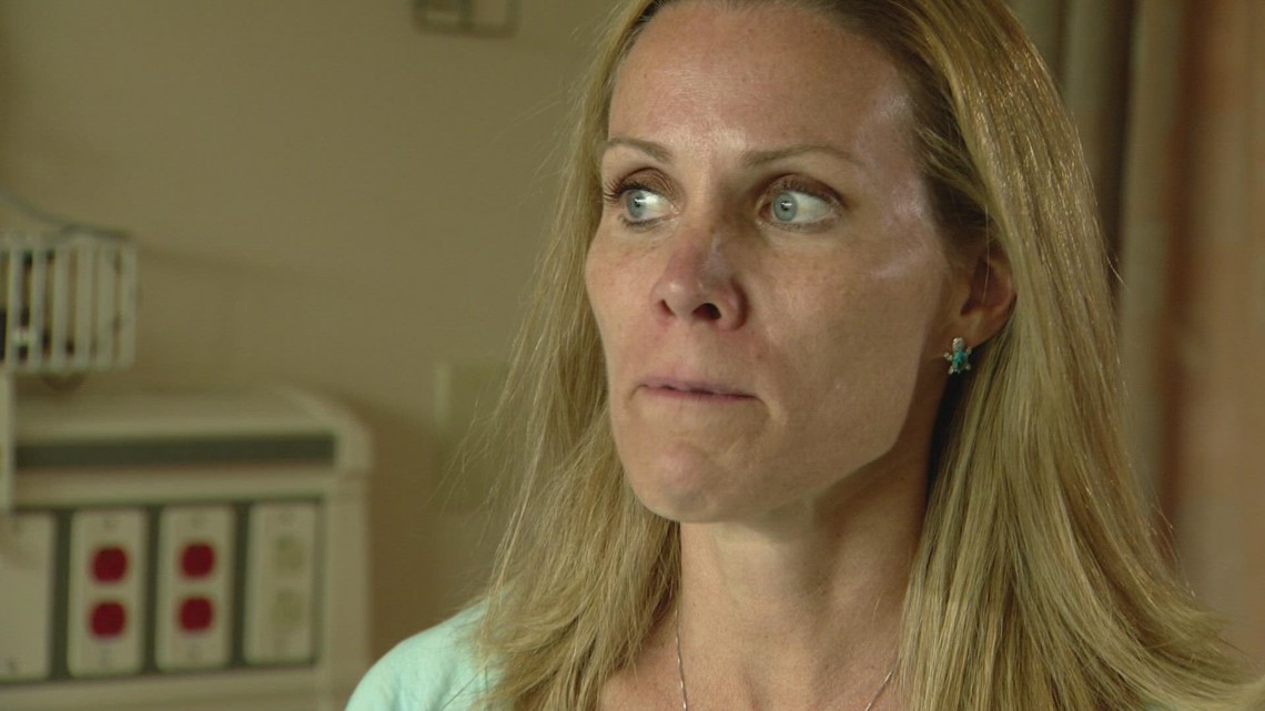 Jill Searcy reflects on husband's time with COVID-19 (RAW INTERVIEW ...