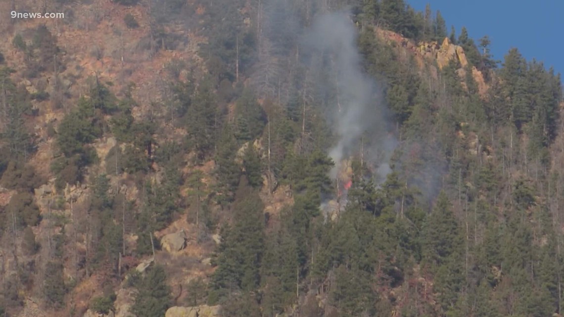Fire crews respond to wildland fire near Waldo Canyon burn scar | 9news.com