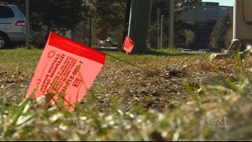 Decoding the colored utility flags you see at digging sites | 9news.com