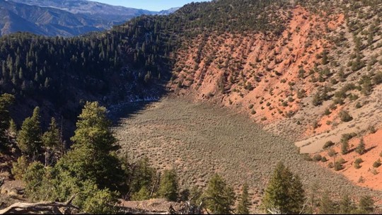 History of the active volcano in Dotsero west of Denver, Colorado ...