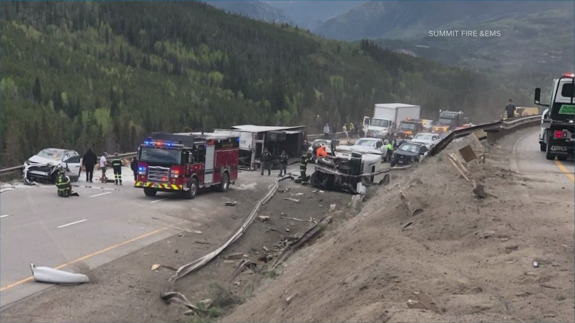 I-70 reopens after crash near Eisenhower-Johnson Tunnels | 9news.com