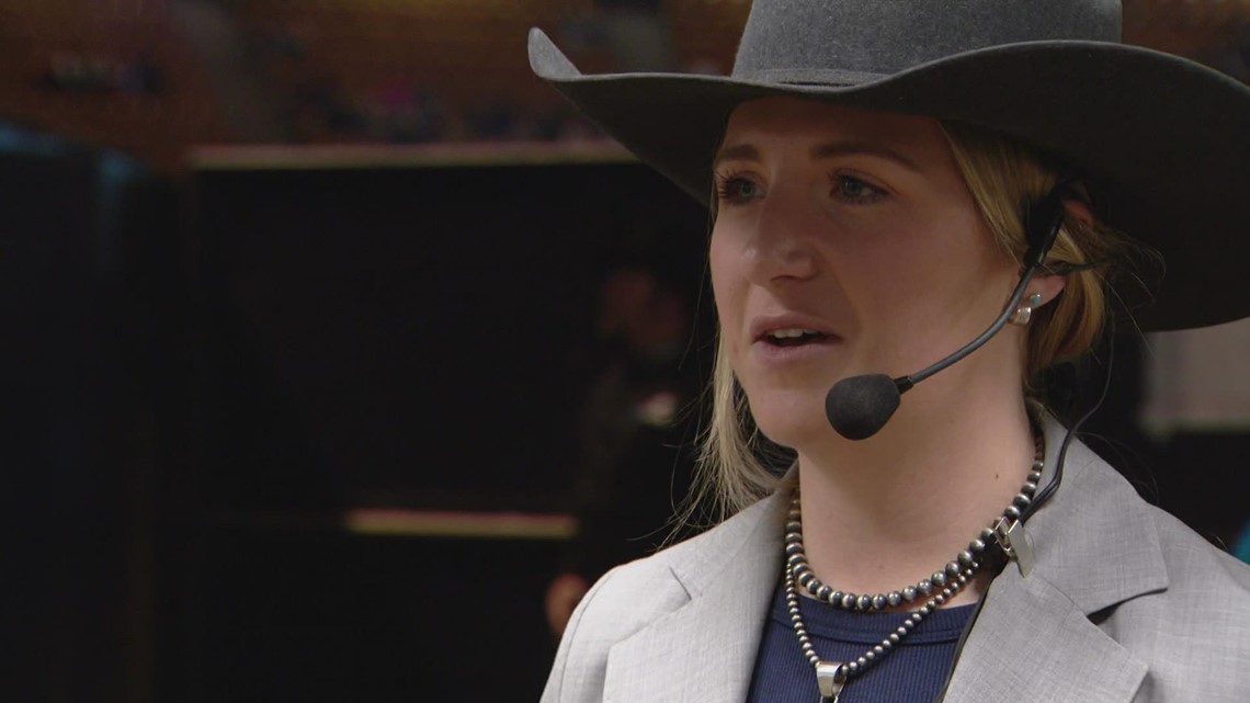 Caroline Lukens is the first woman to direct the rodeos at the National ...