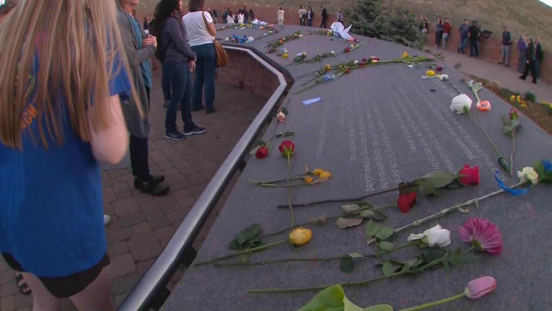 PHOTOS: A vigil to remember Columbine, 20 years later | 9news.com