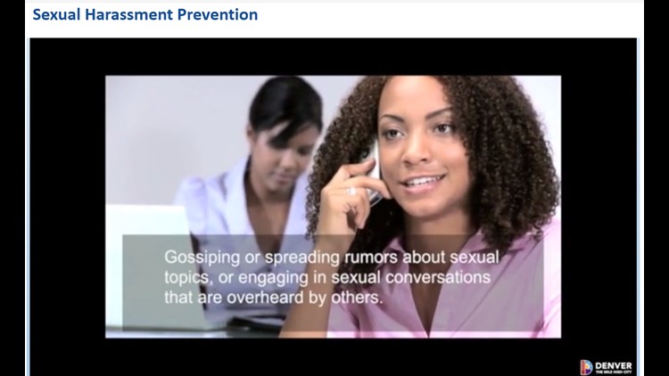 A look at the sexual harassment prevention training video Denver ...