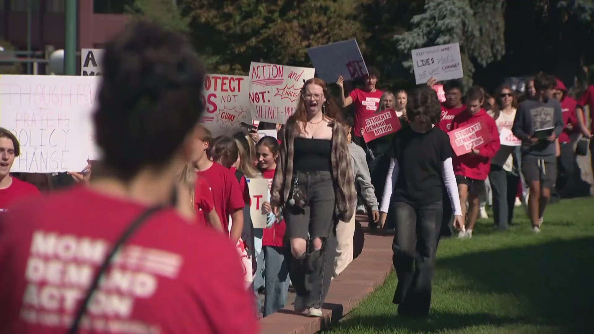 Students in Colorado rally for school safety | 9news.com