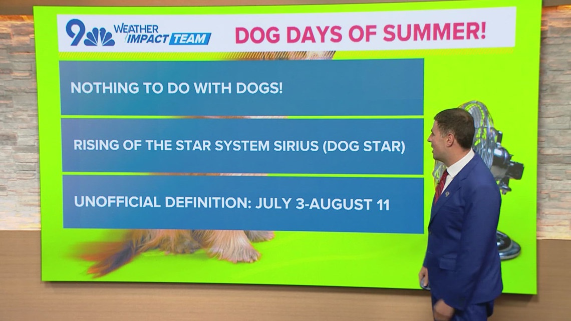 Meteorologist explains 'dog days' of summer | 9news.com