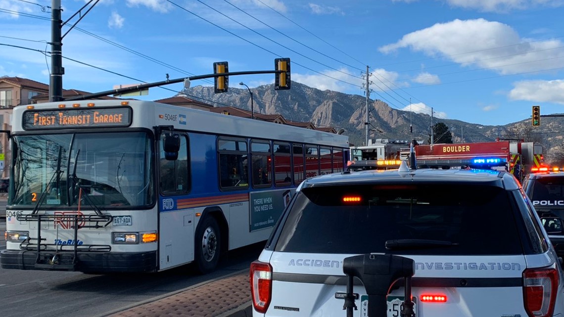 RTD bus strikes pedestrian in Boulder; pedestrian dies | 9news.com
