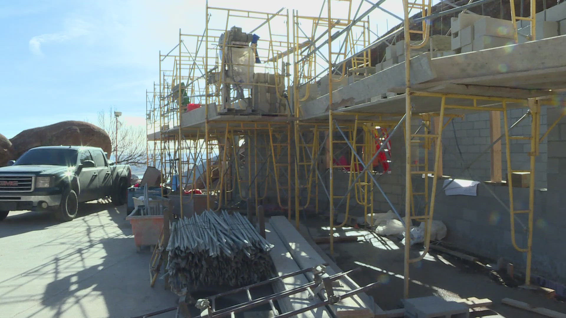 Construction season underway as Red Rocks builds venue upgrades | 9news.com