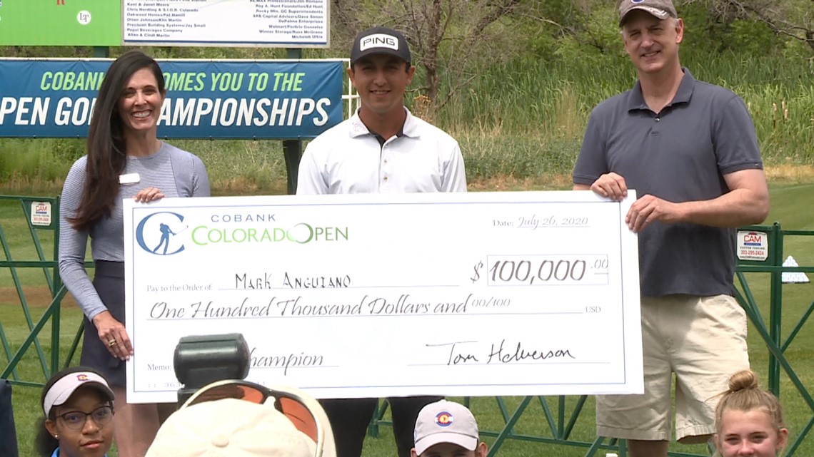 Mark Anguiano wins Colorado Open with a record breaking score | 9news.com