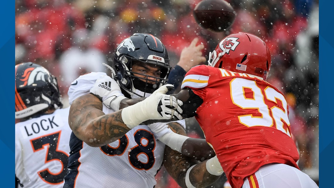 Elijah Wilkinson will be Drew Lock’s front side protector Sunday ...