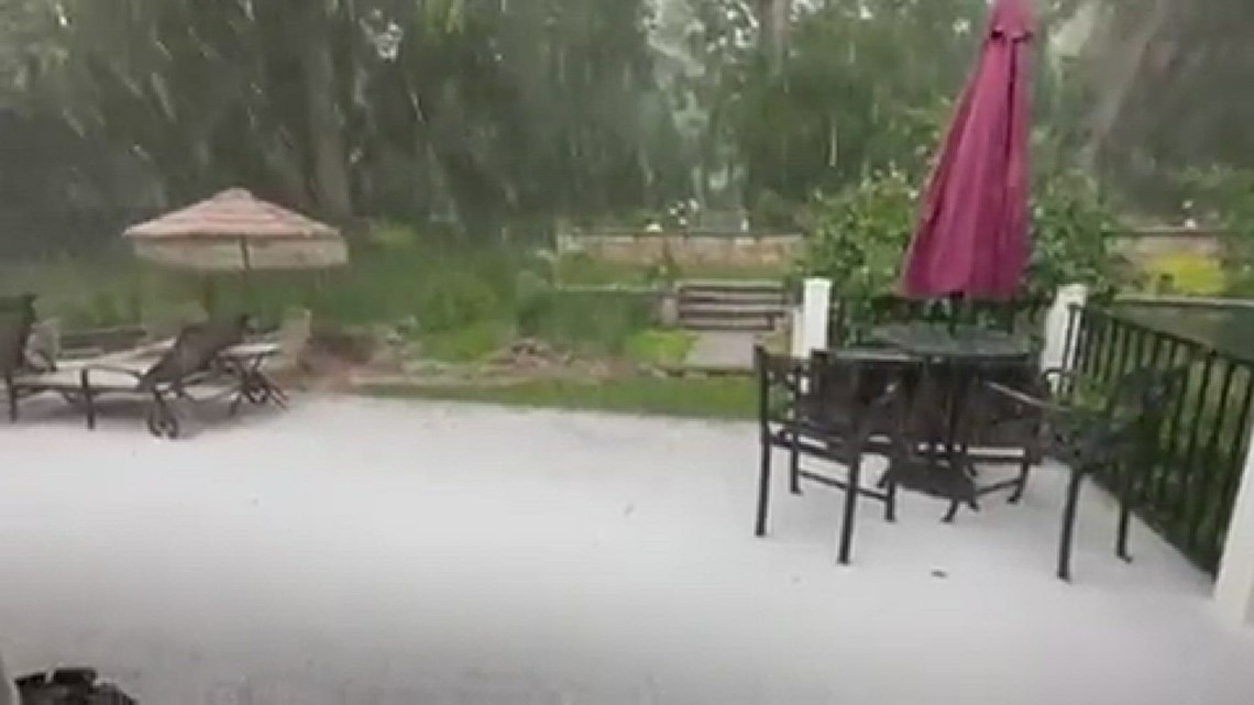 Hail in North Boulder | 9news.com
