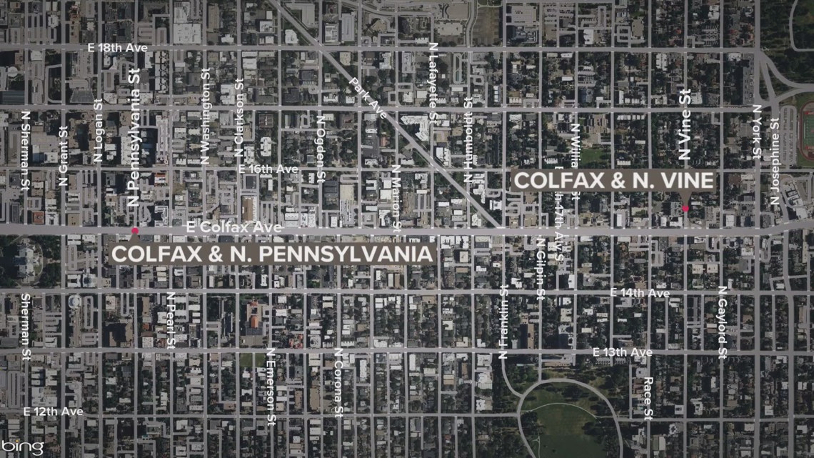 Denver police investigating 2 shootings on Colfax | 9news.com