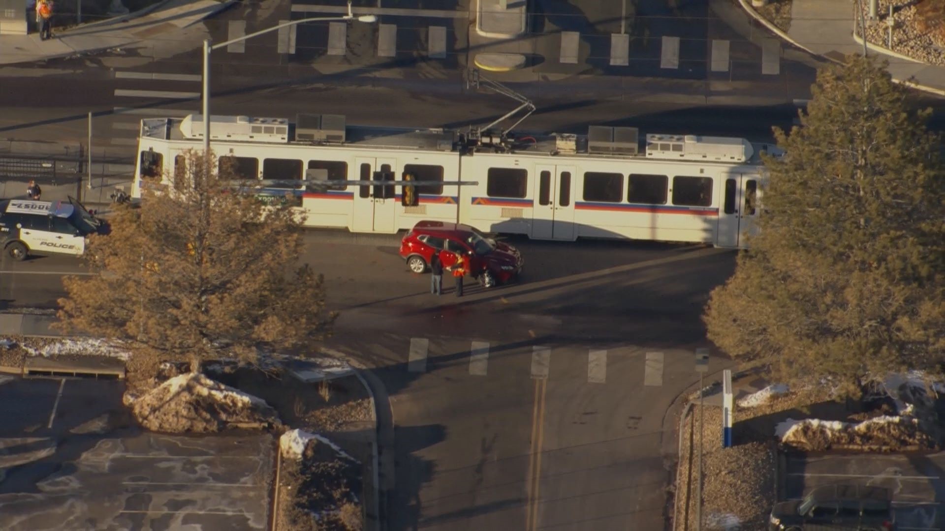 RTD train, vehicle collide in Aurora | 9news.com