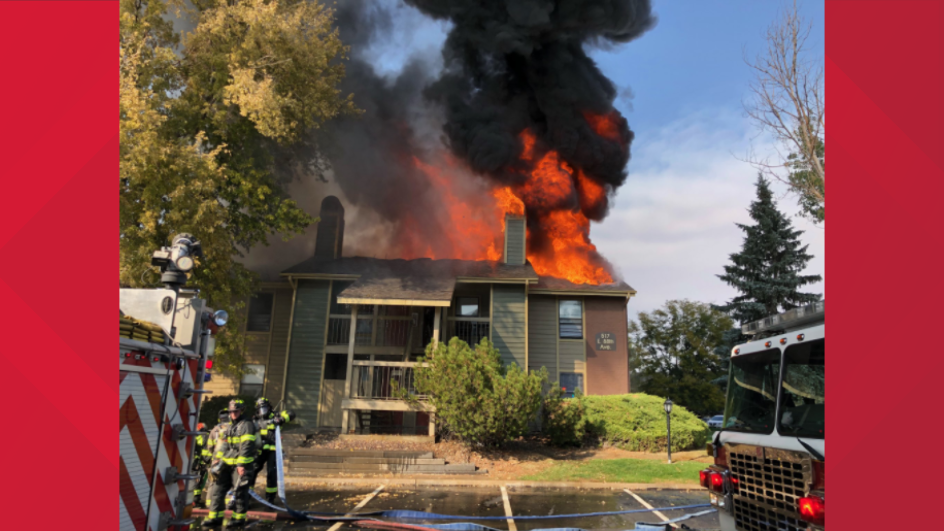 Thornton fire crews respond to apartment fire | 9news.com