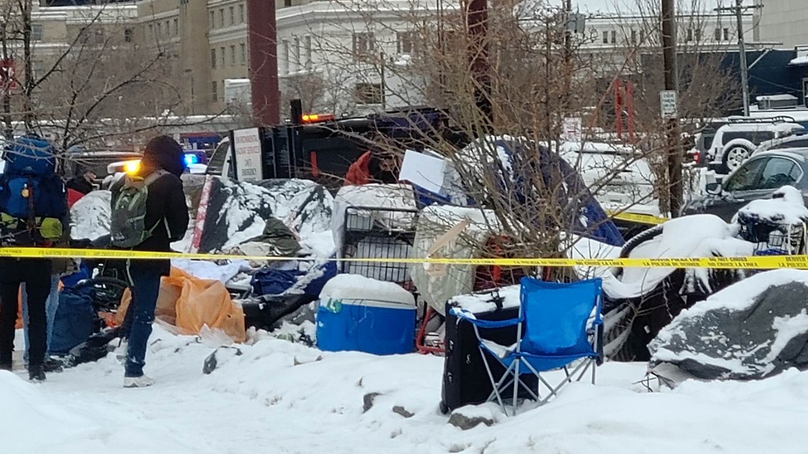 Homeless encampment in Denver cleaned up | 9news.com
