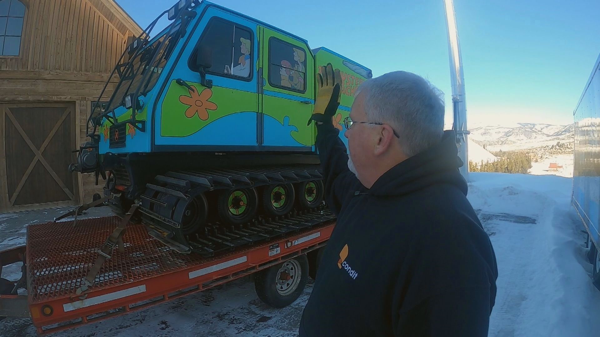 Scooby-Doo snowcat roams the Colorado backcountry | 9news.com