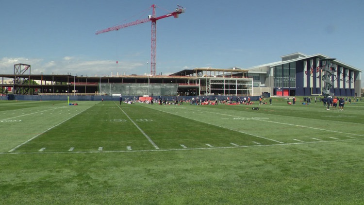Denver Broncos celebrate new training facility construction milestone ...