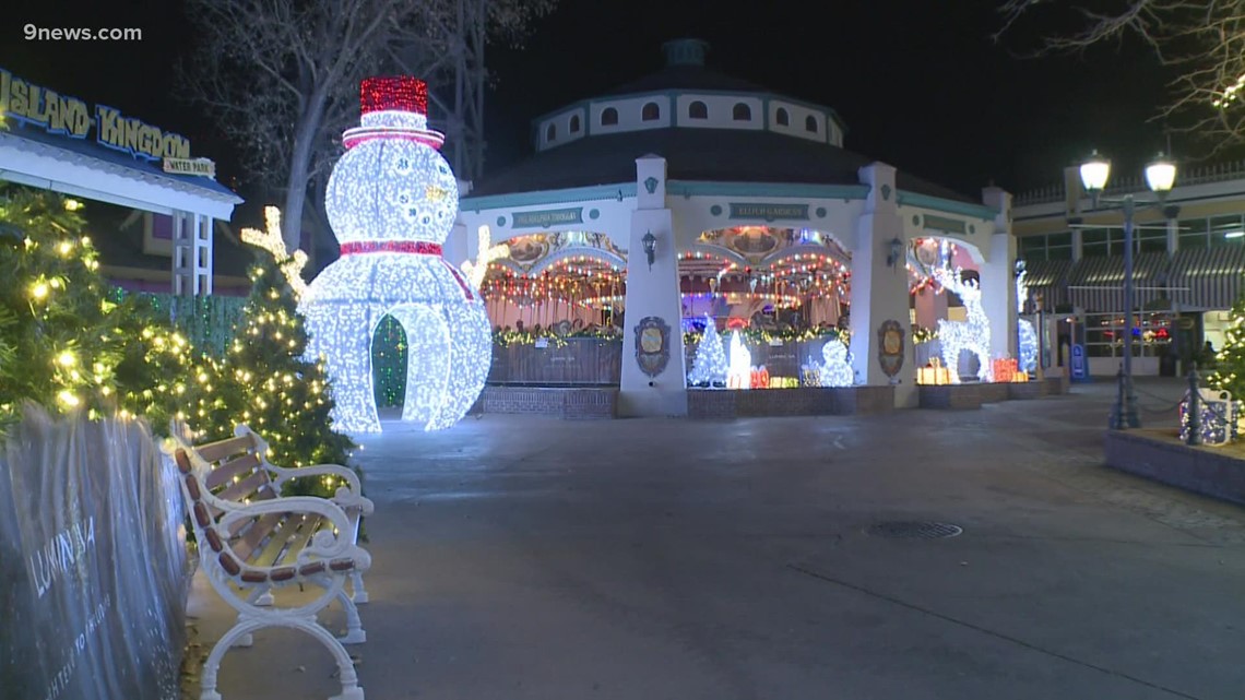 Elitch Gardens hosting elaborate holiday light display this winter ...