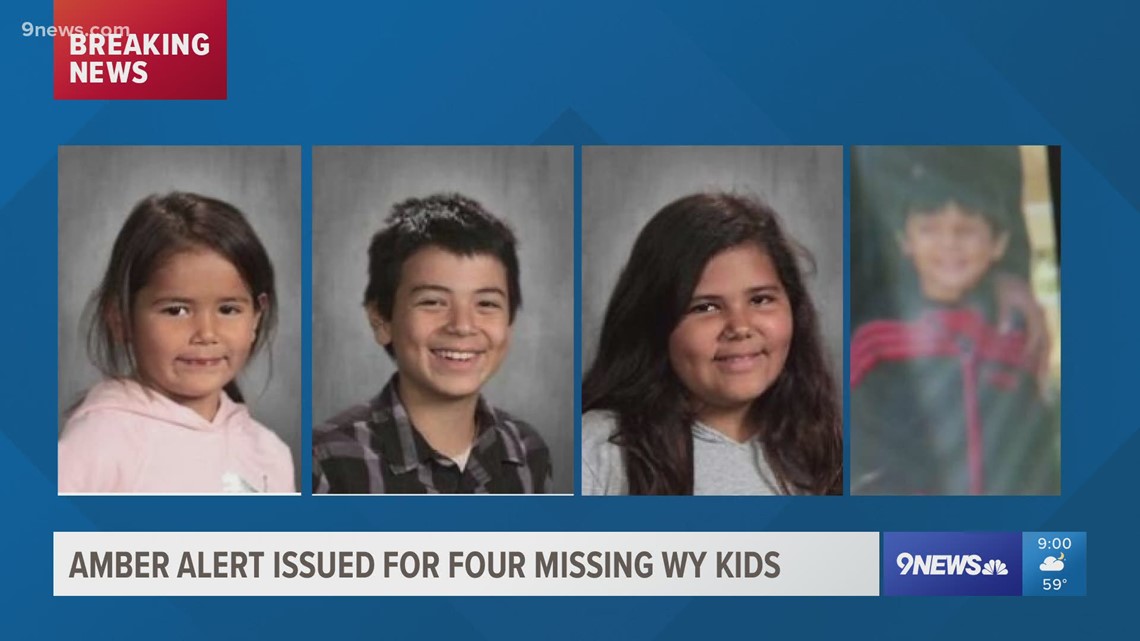 Amber alert issued for 4 children believed to be taken by their non ...