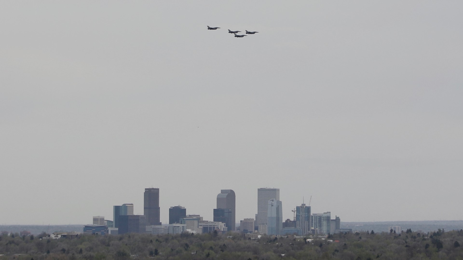WATCH: Airplane parade flies over Denver metro area on May 14 | 9news.com