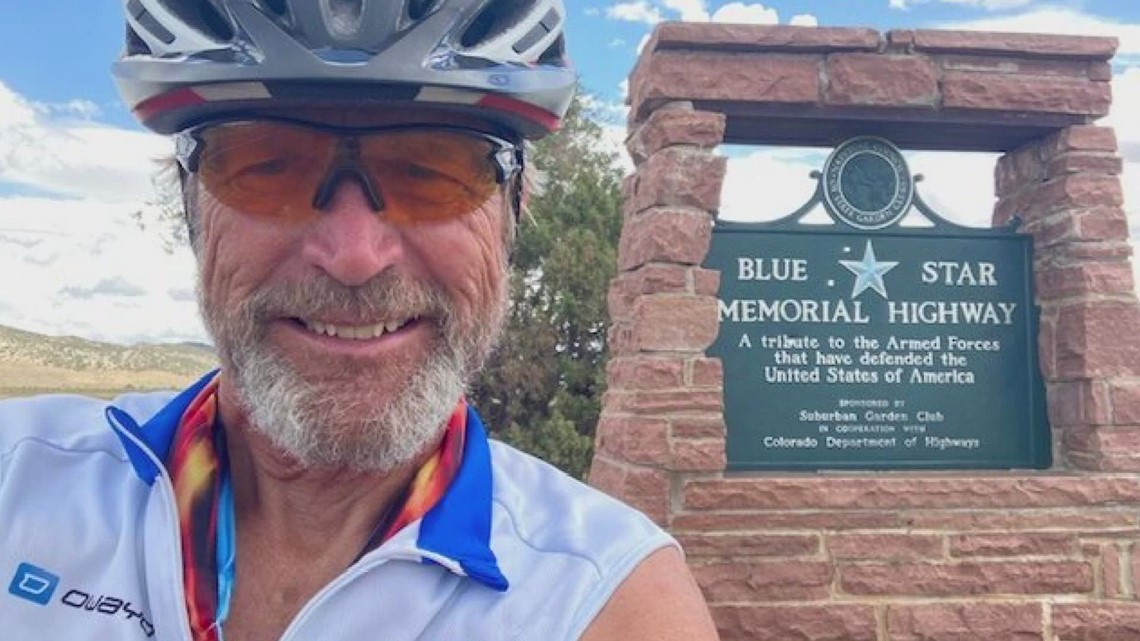 Colorado man, 75, bikes across the country to help fellow veterans ...