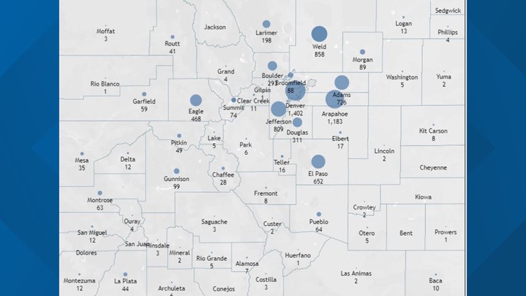 Coronavirus latest: 8 Colorado counties have no COVID-19 cases | 9news.com