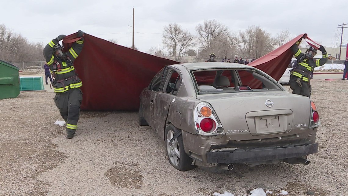Colorado fire department training on electric vehicle fires | 9news.com