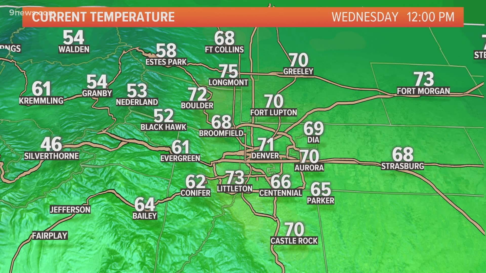 Denver, Colorado, Front Range weather forecast | 9news.com