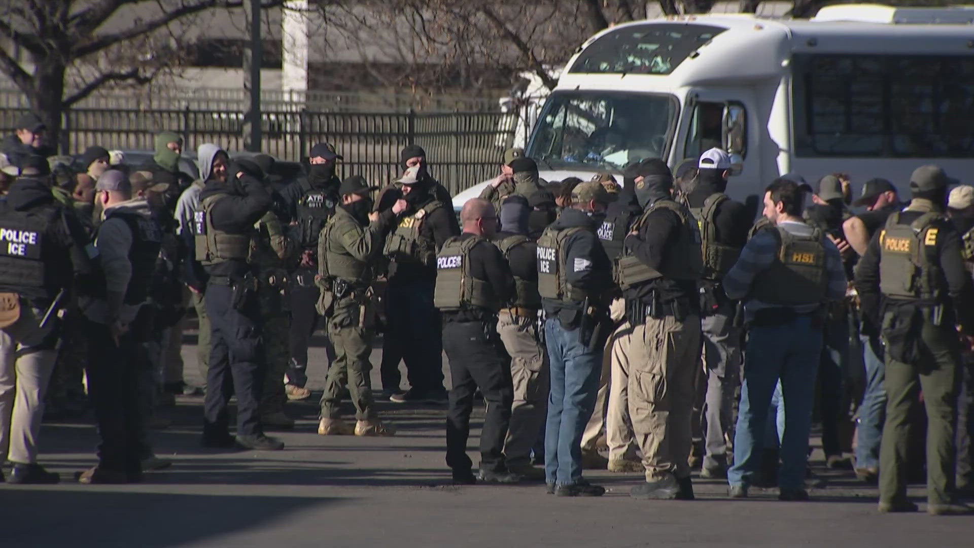 Denver and state legislature consider laws against masked law ...