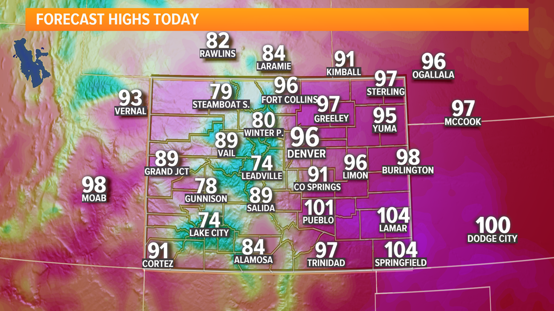 Denver, Colorado, Front Range weather forecast | 9news.com