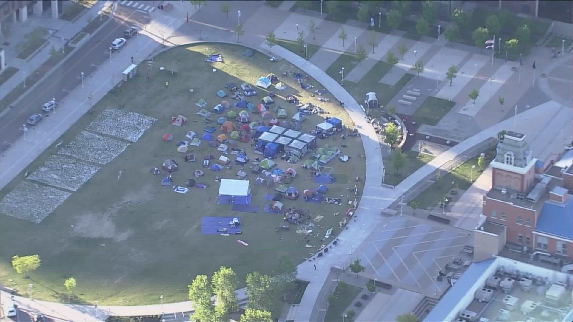 Report claims pro-Palestinian protesters on the Auraria campus crossed ...