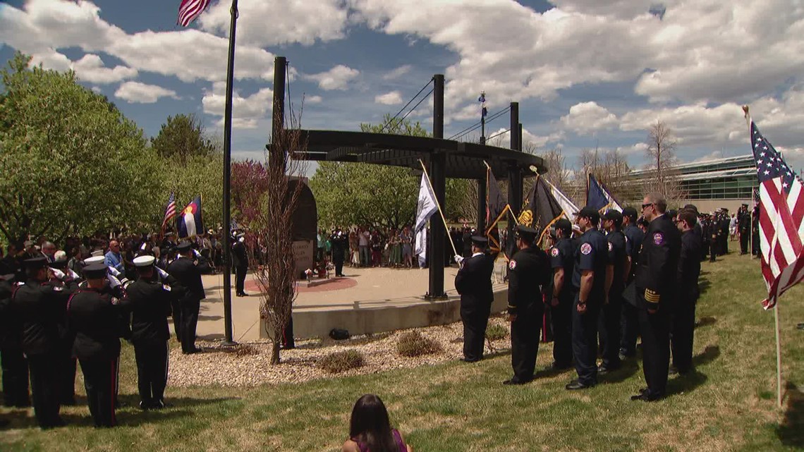 Fallen Colorado firefighters honored in ceremony | 9news.com