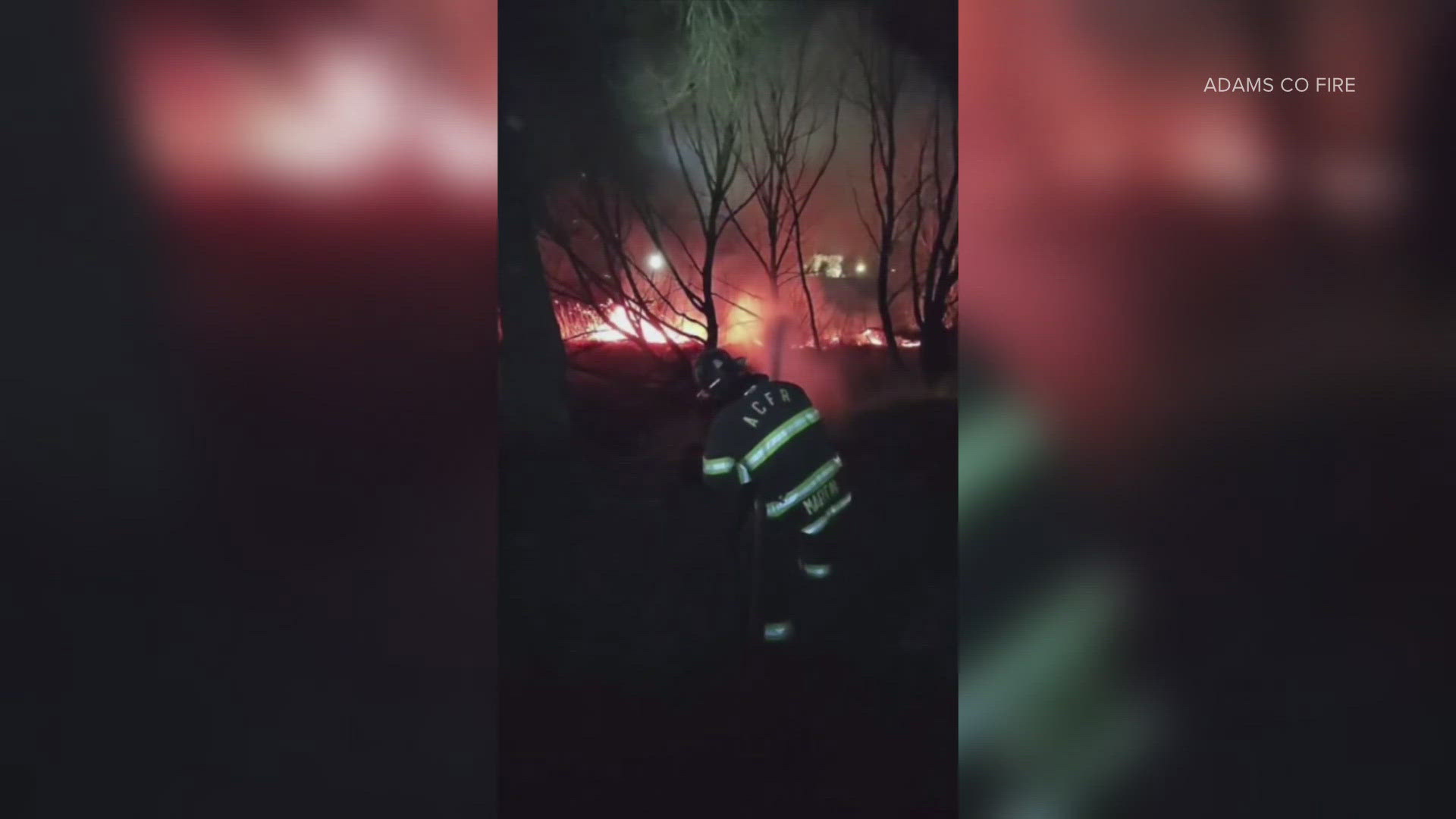 Brush fire near I-76 contained to 3 acres overnight | 9news.com