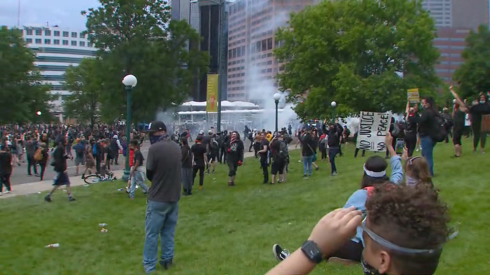 PHOTOS: Third night of riots in downtown Denver | 9news.com