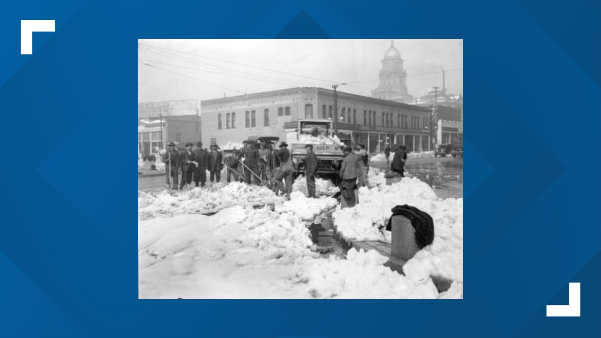 Vintage photos of Denver in the snow | 9news.com